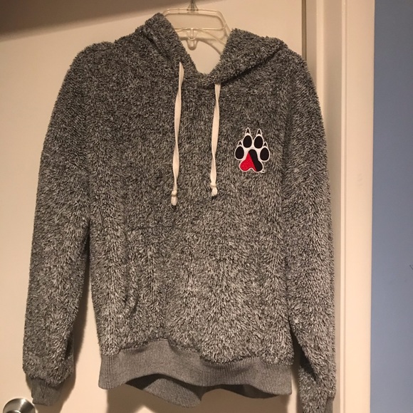 Sweaters | Fuzzy Sweatshirt Northeastern University | Poshmark